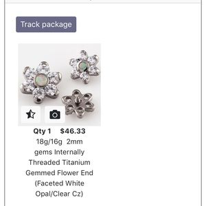 Anatometal | Jewelry | 618g Threaded Ends Cartilage Piercings Labrets ...